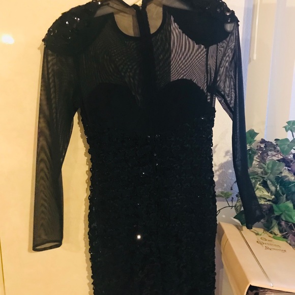 Dresses | Stunning After Five Evening Black Sequence Dress | Poshmark